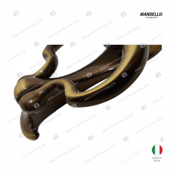 Batente Porta Estilo Clássico 102 Latão Bronze - Louriferragens